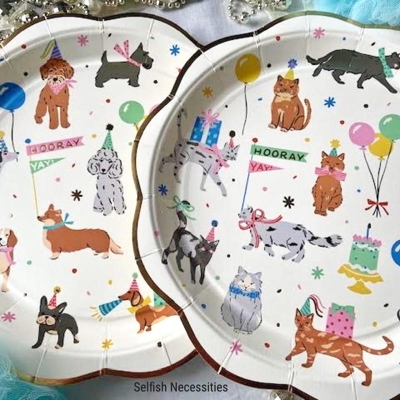 Puppy Dog Party Plates - Etsy