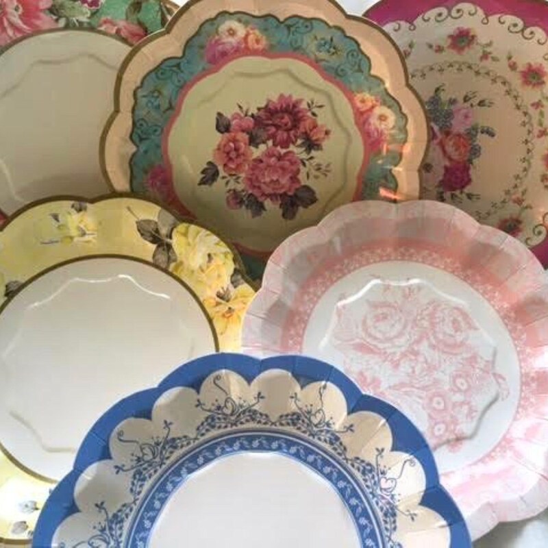 Vintage Floral Plate - Etsy
