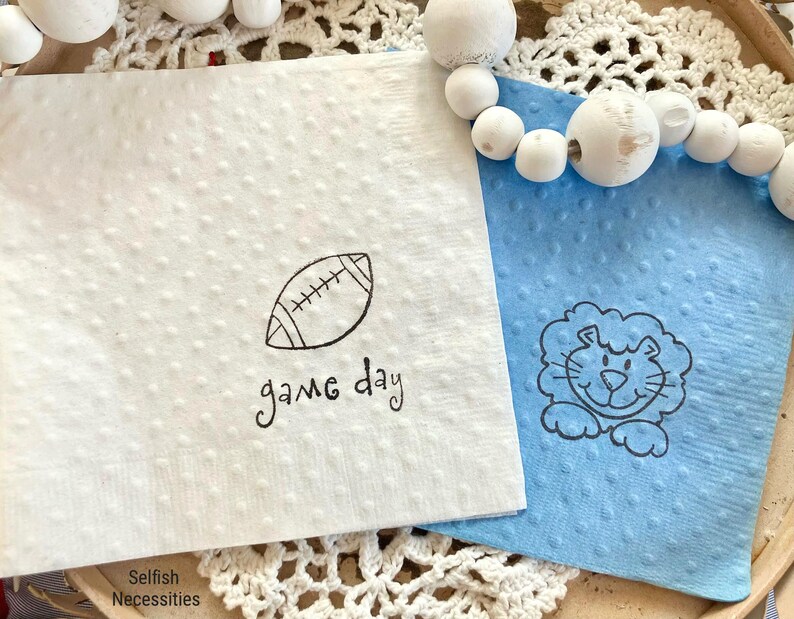 Baby Shower Napkins and Supplies - Safari Themed Party Decor - Little ...