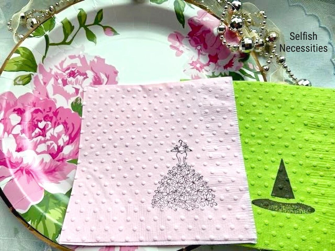 Wicked Inspired Watch Party Napkin Set Popular Witch Hat Napkins the ...