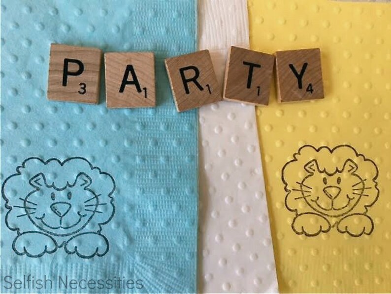 Baby Shower Napkins and Supplies - Safari Themed Party Decor - Little ...