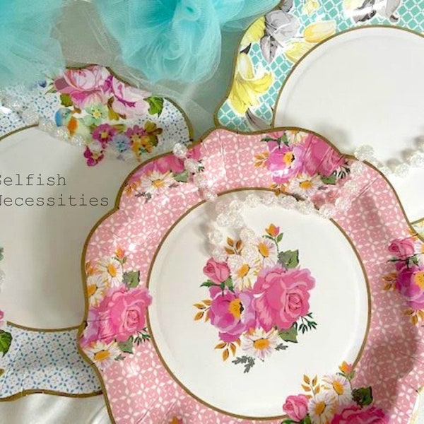 Elegant Paper Plates - Etsy