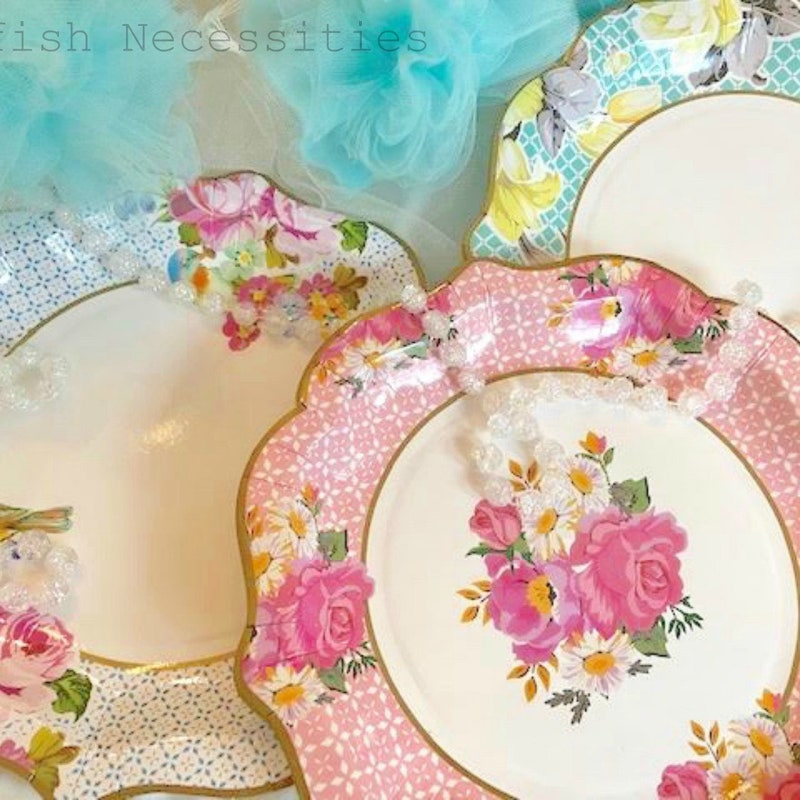 Elegant Paper Plates - Etsy