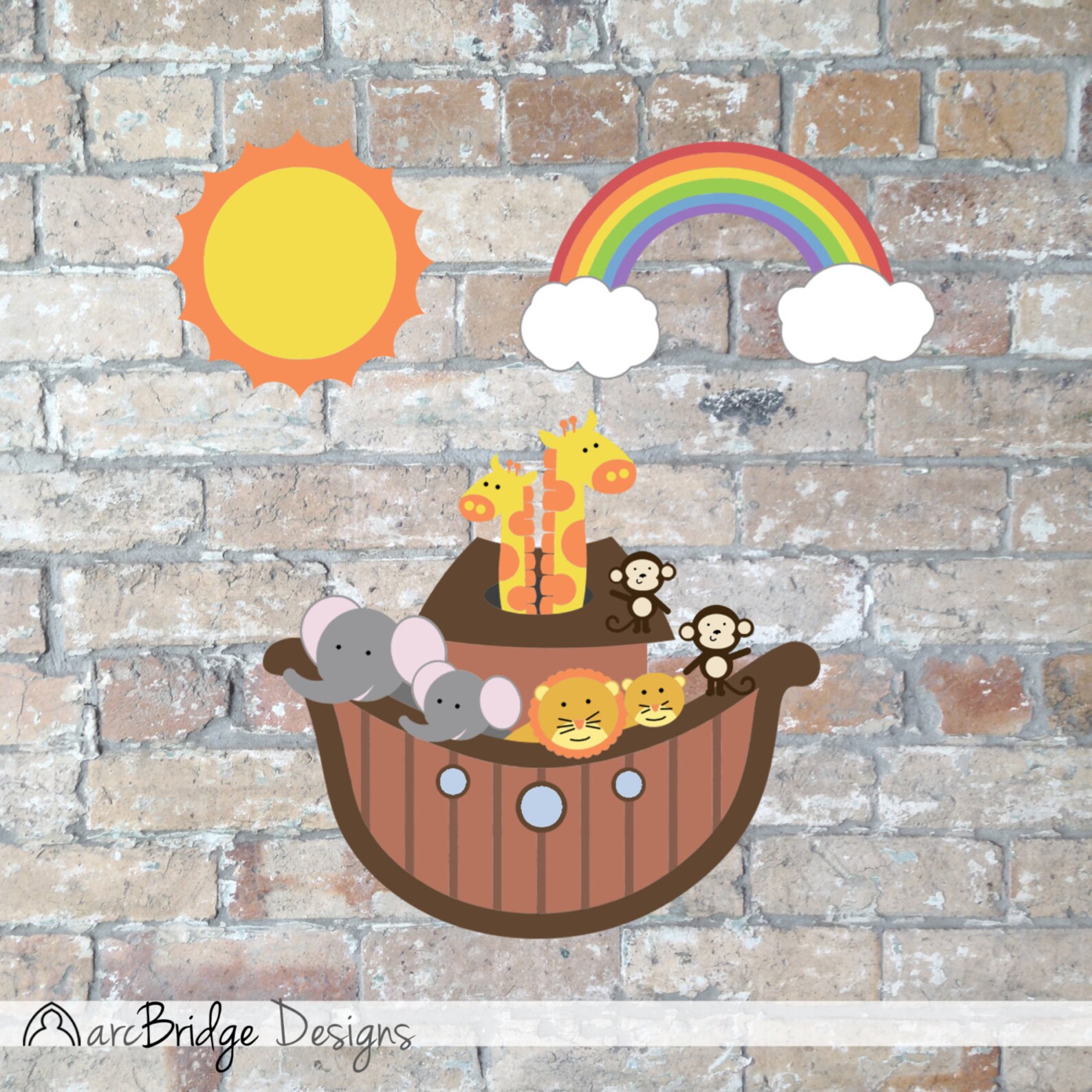 Noah's Ark Clip Art digital Download - Etsy