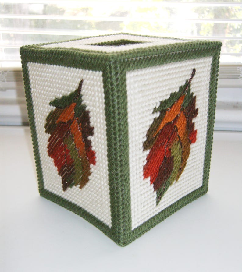 Leaf Tissue Box Covers Falling Leaves - Etsy