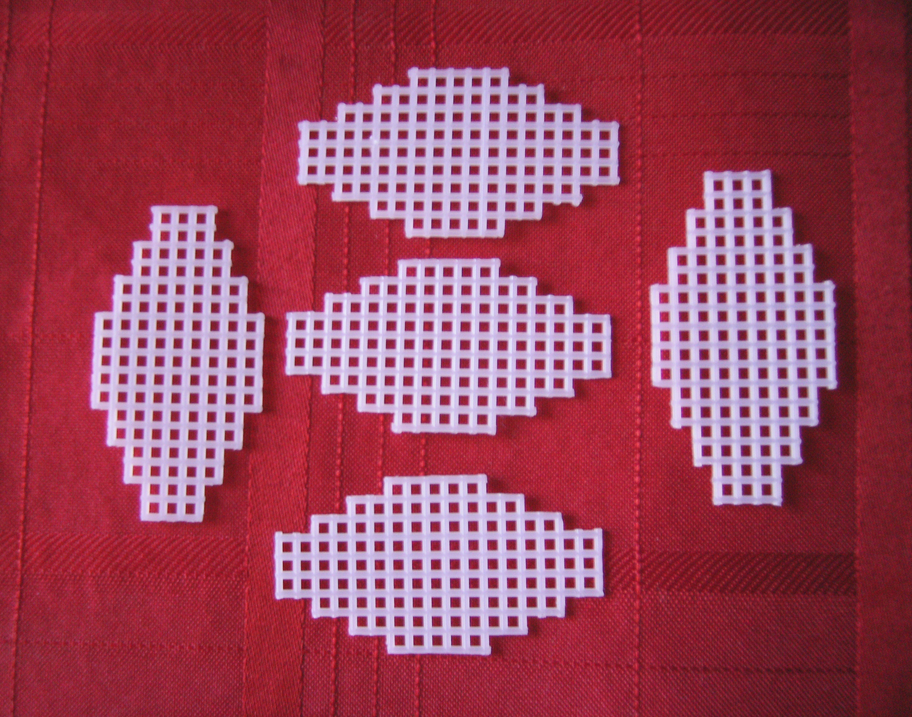 Set of 5 Pre-cut Plastic Canvas Shapes - Etsy