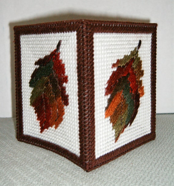 Leaf Tissue Box Covers Falling Leaves - Etsy