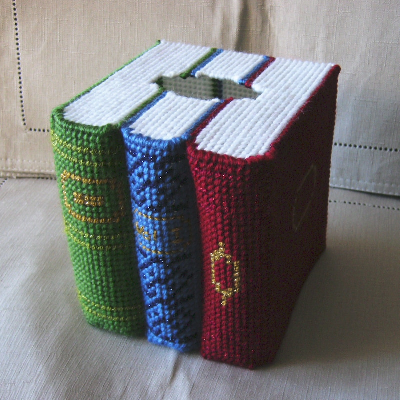 Book Shaped Tissue Box - Etsy Canada