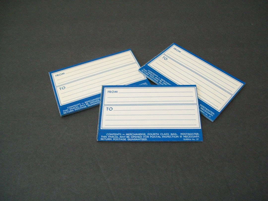 Vintage Mailing Label Stickers, First Class Sticker Labels, Vintage ...