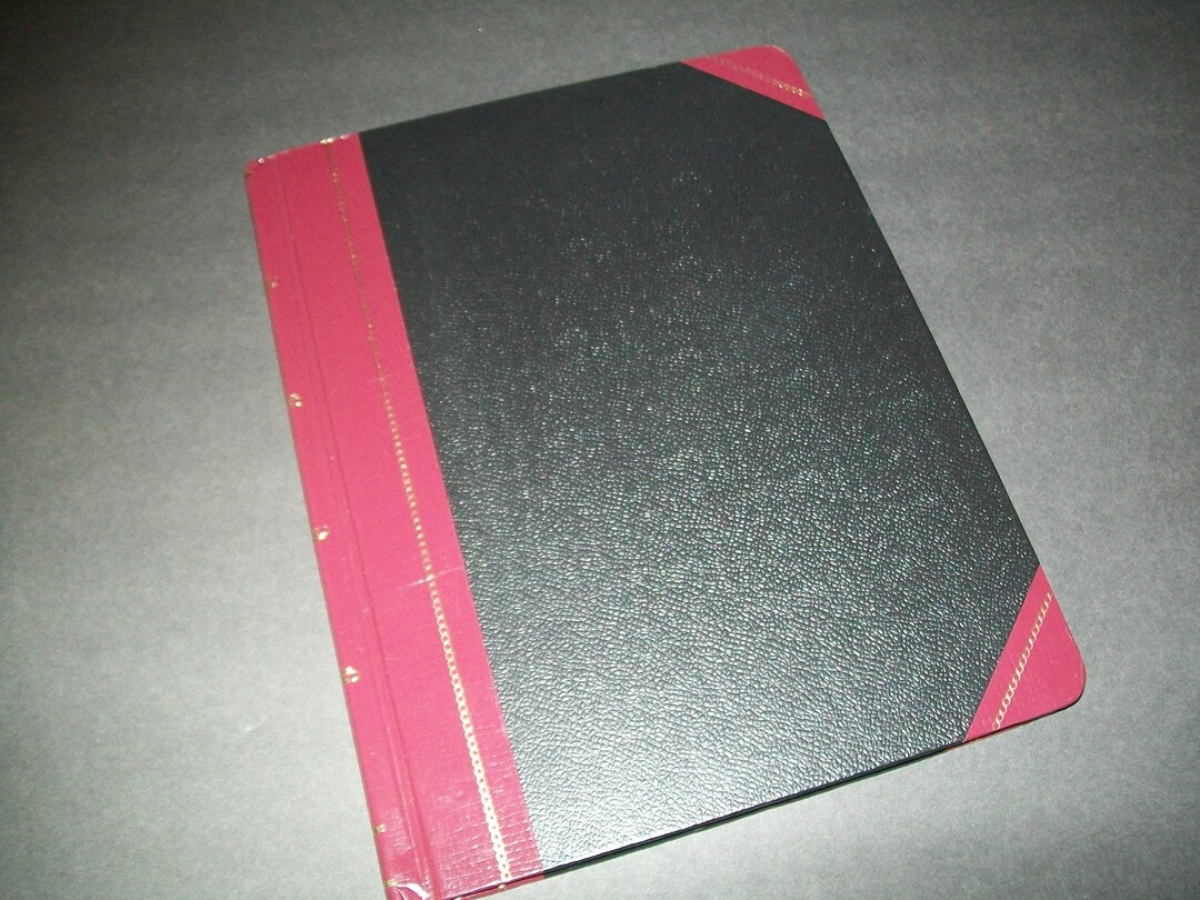 Blank Record Book, Office Record Book, Blank Office Book, Accounting ...