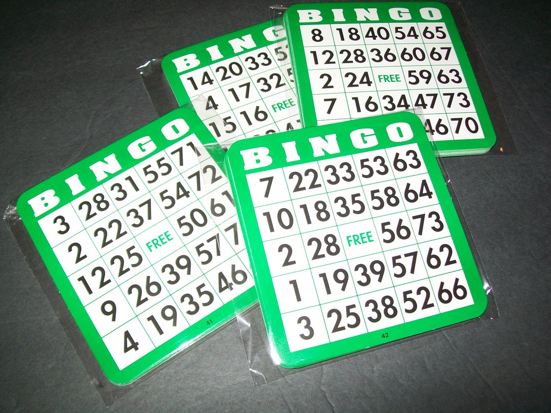 Bingo Game Cards, 12pcs., Vintage Game Card Assortment, Junk Journal ...