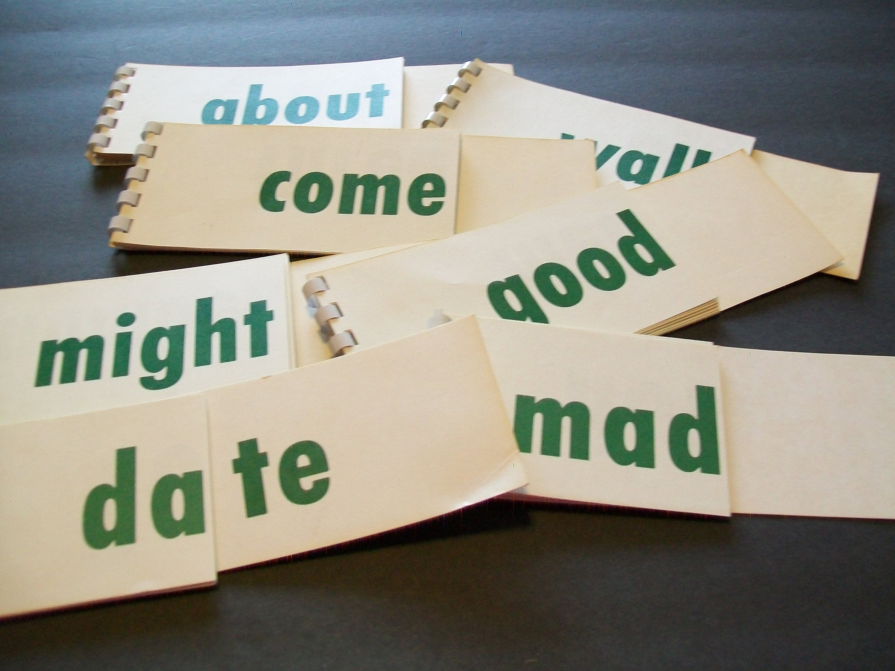 Vintage Word Cards Phonic Word Cards Flash Card Books Junk | Etsy