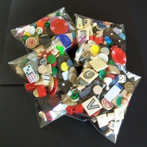 Bulk Game Pieces, Vintage Game Piece Mix,100+pcs,game Board Pieces,grab ...