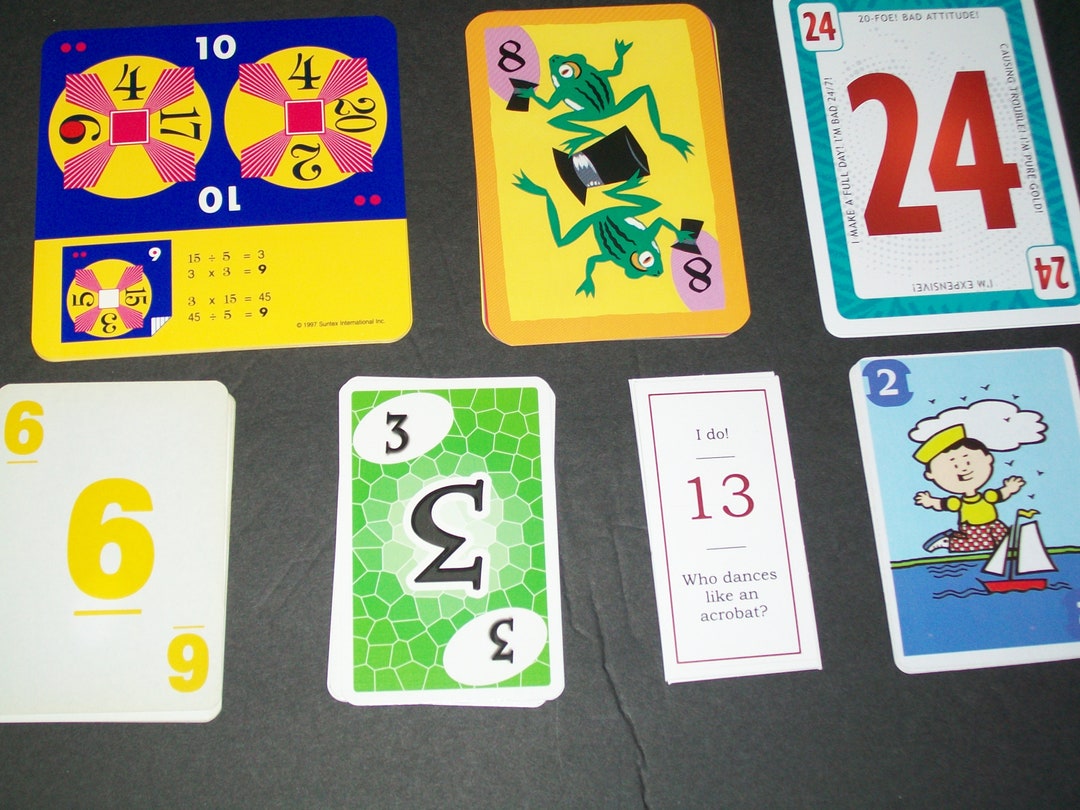 Number Game Card Assortment, 26 Cards, Junk Journal Supply, Mixed Media ...
