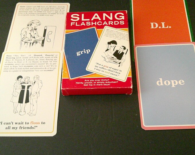 Vintage Slang Flashcards Mastering Vocabulary Card Game Knock Knock ...