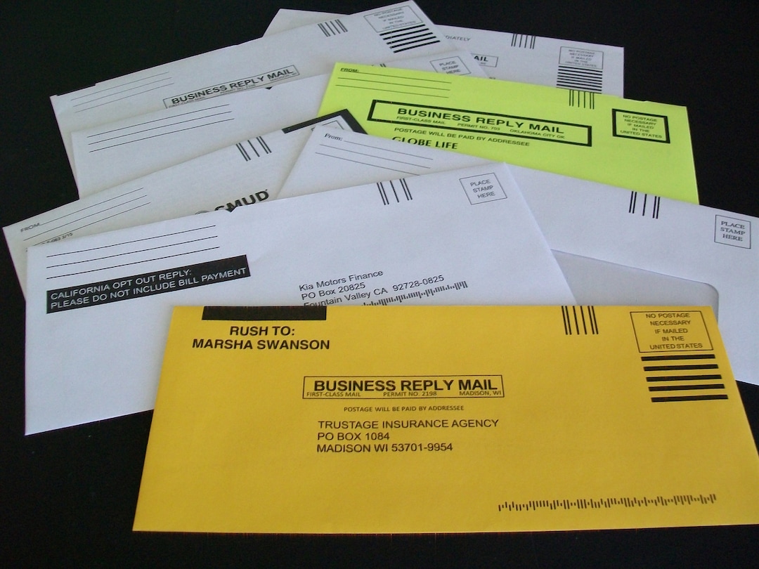 Junk Mail Envelopes, 25 Pcs., New Never Used Envelopes, Junk Journal ...