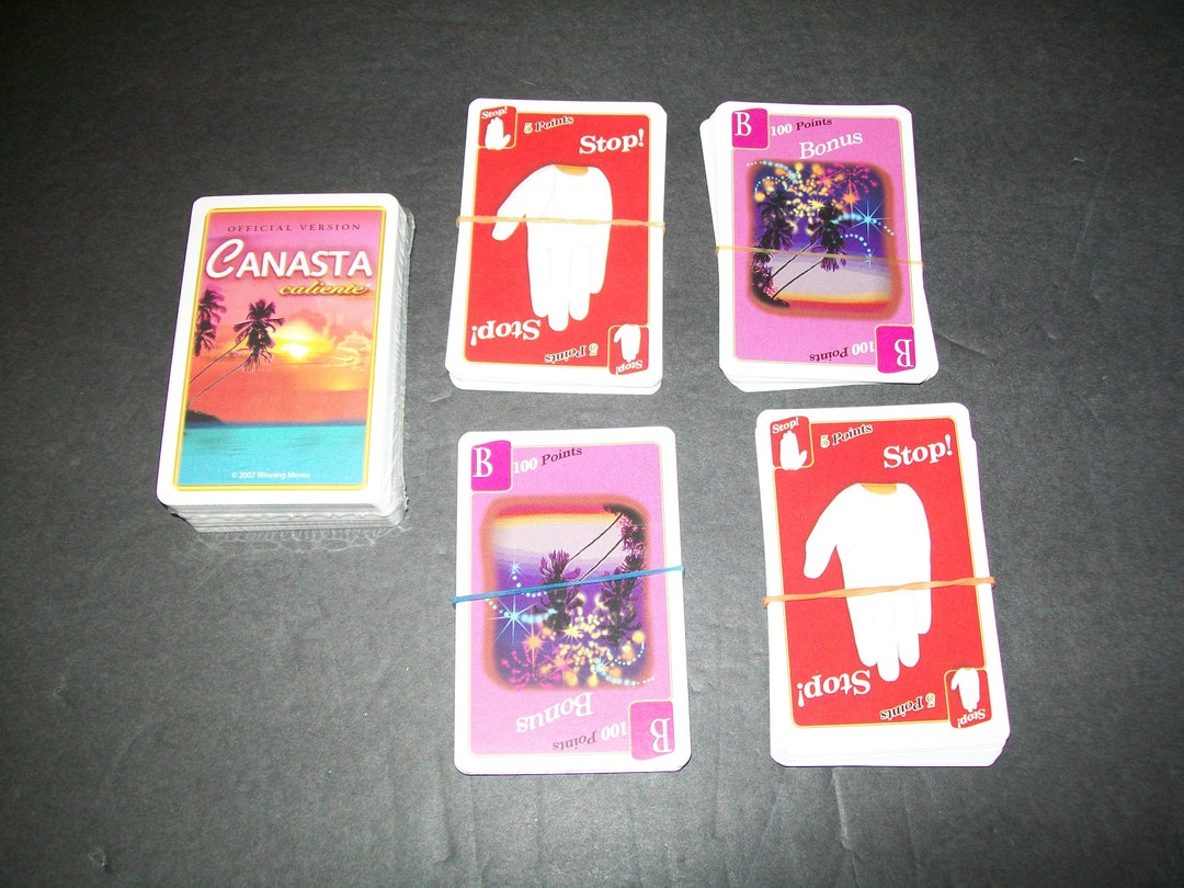 Canasta Playing Cards, 13 Assorted Cards, Collector Cards, Junk Journal ...
