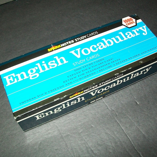 Vocabulary Cards - Etsy