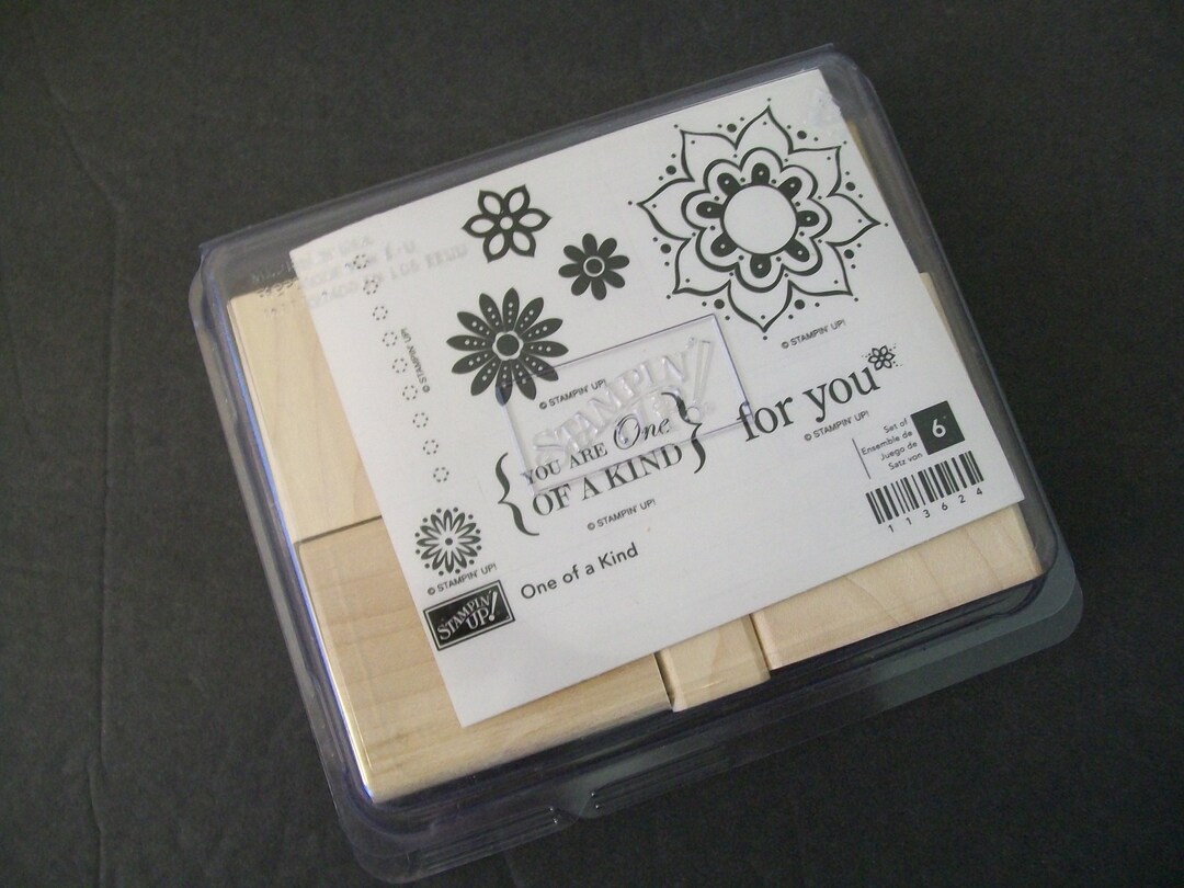 Stampin' Up, One of A Kind Rubber Stamp Set, Card Making Supply, Junk ...