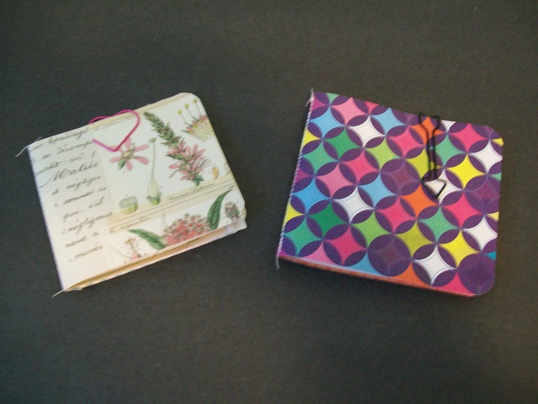 Handmade Blank Mini Booklets, Set of 2, Smash Book, Glue Book, Creative ...