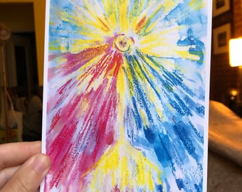Divine Mercy Monstrance. Eucharist Catholic Painting. Prints Various ...