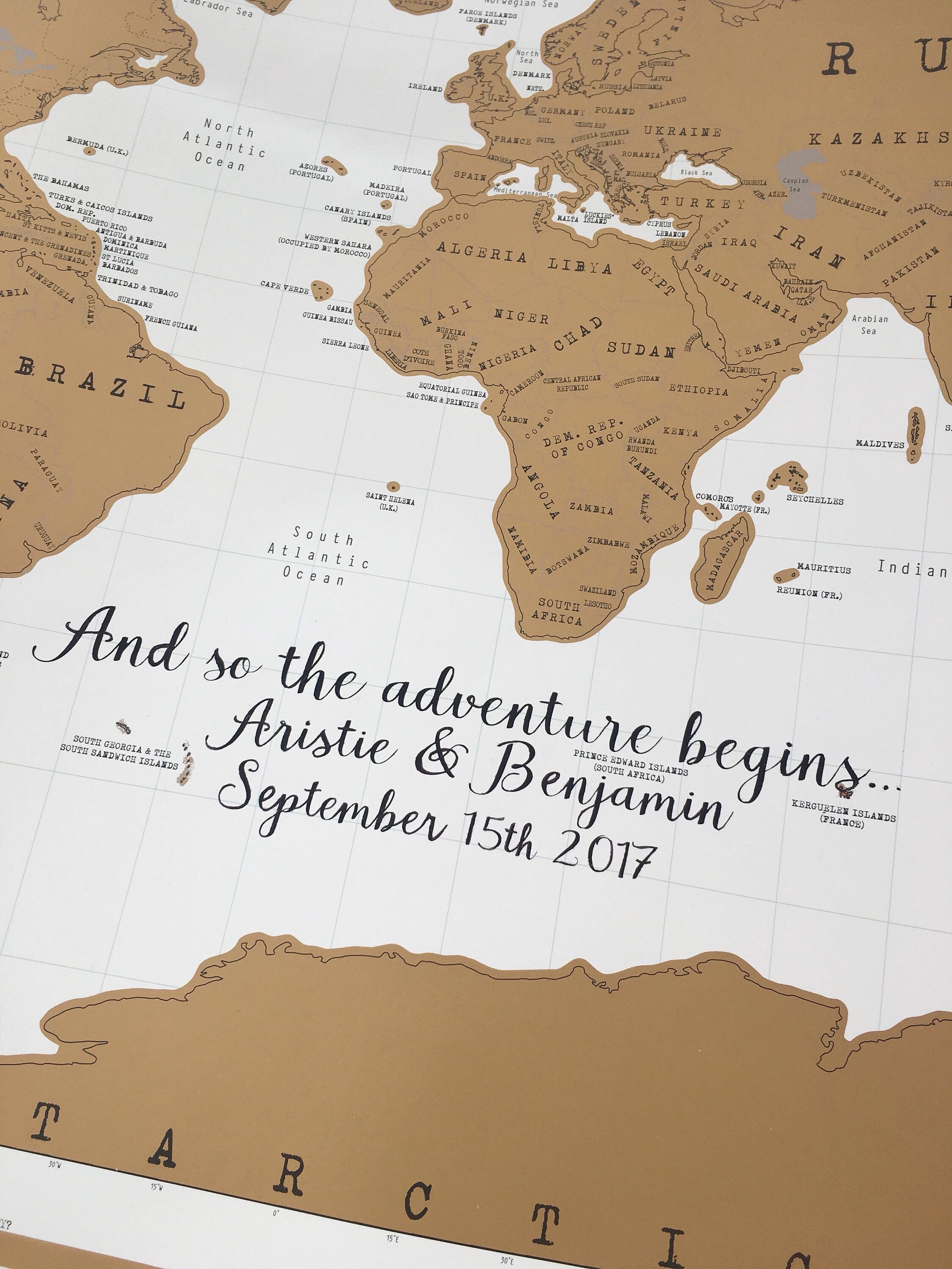 Customize Your Large Scratch Map. World Wall Map With Scratch - Etsy