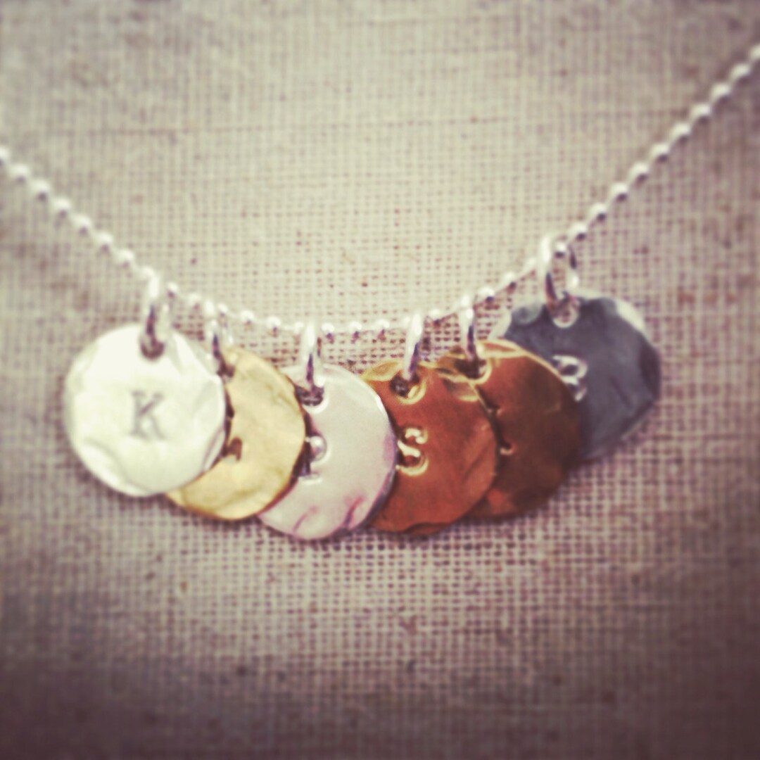 Multiple Charm Necklace - Etsy
