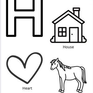 ABC Coloring Pages - Etsy