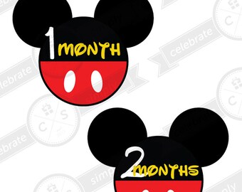 Mickey Monthly - Etsy