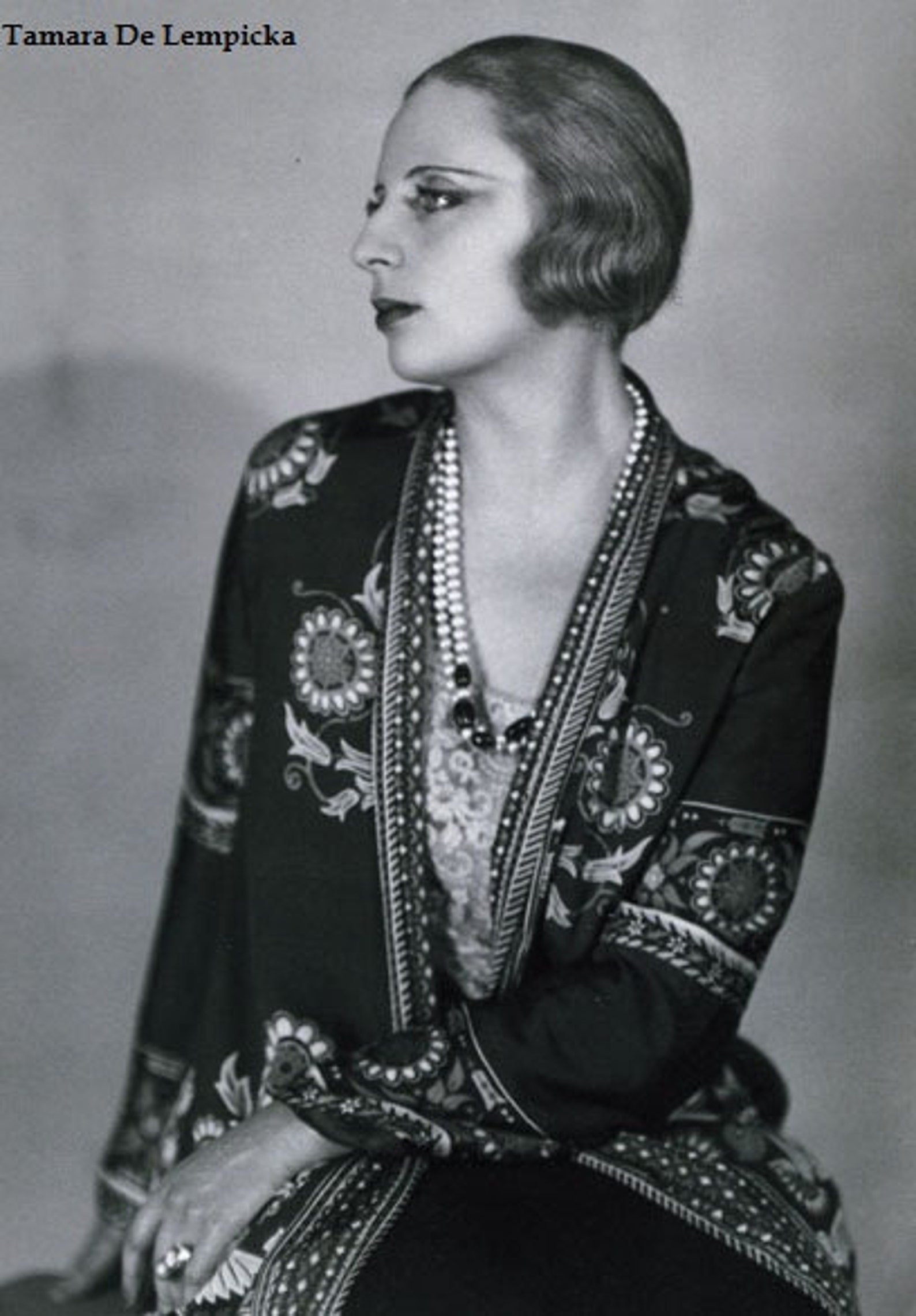 Tamara De Lempicka Femme En Bleu Avec Guitare Oil Painting - Etsy