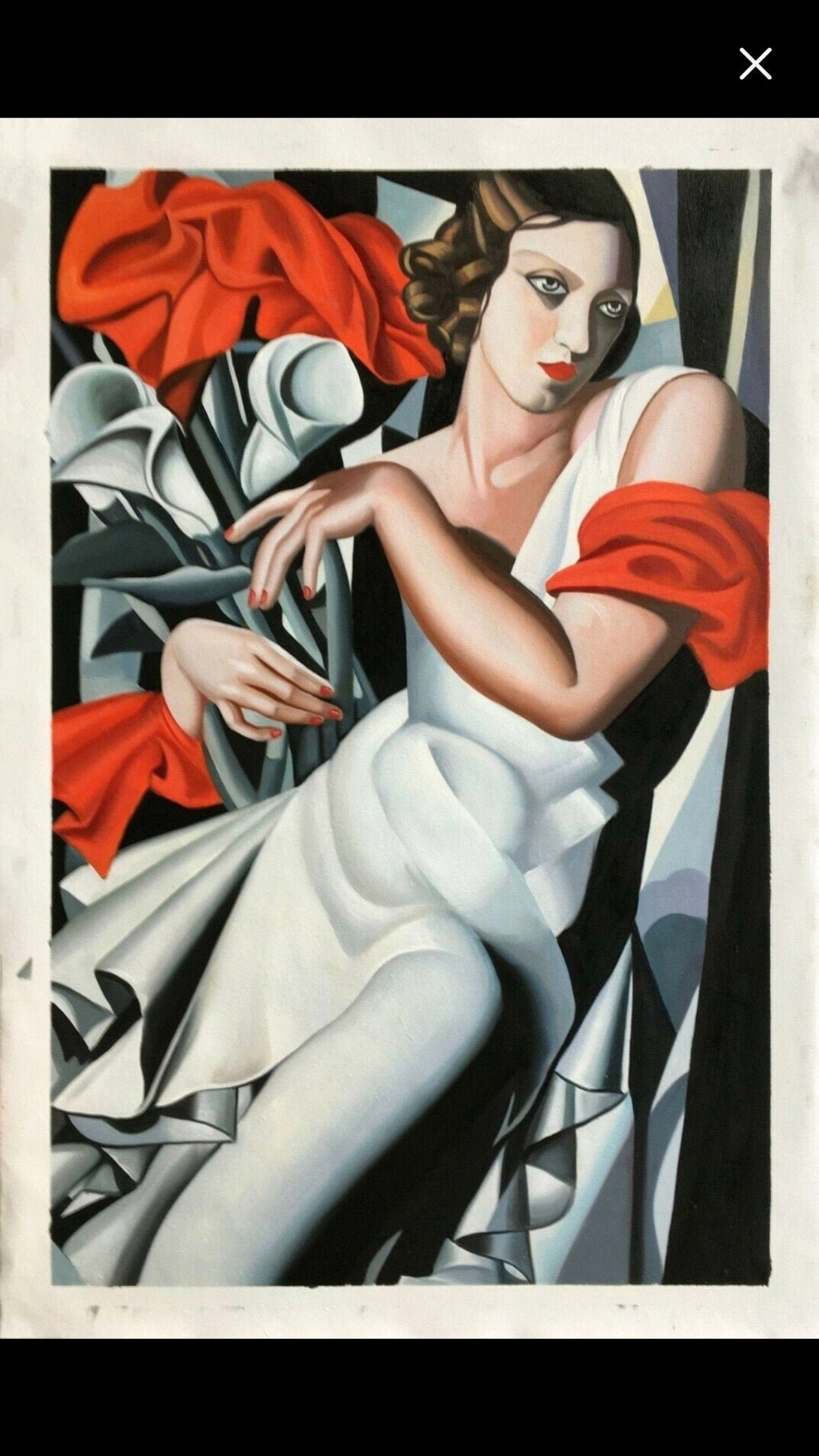 Tamara De Lempicka, Ira Perrot, Oil Painting Reproduction on Linen ...