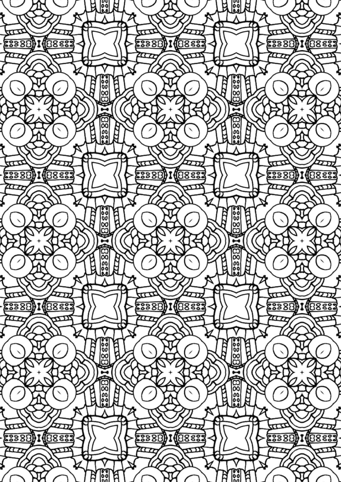 Pack 100 Adult Coloring Design Pack 100 Coloring Pattern Page | Etsy