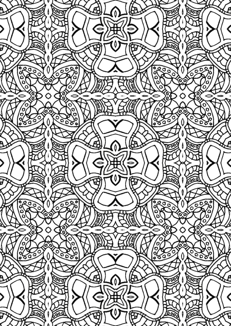 Pack 100 Adult Coloring Design Pack 100 Coloring Pattern Page | Etsy