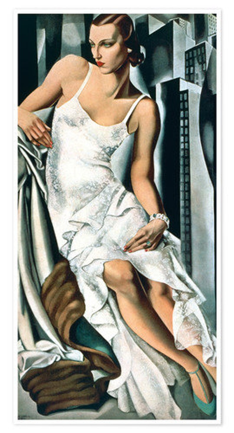 Tamara De Lempicka, Madame Allan Bott, Oil Painting Reproduction on ...
