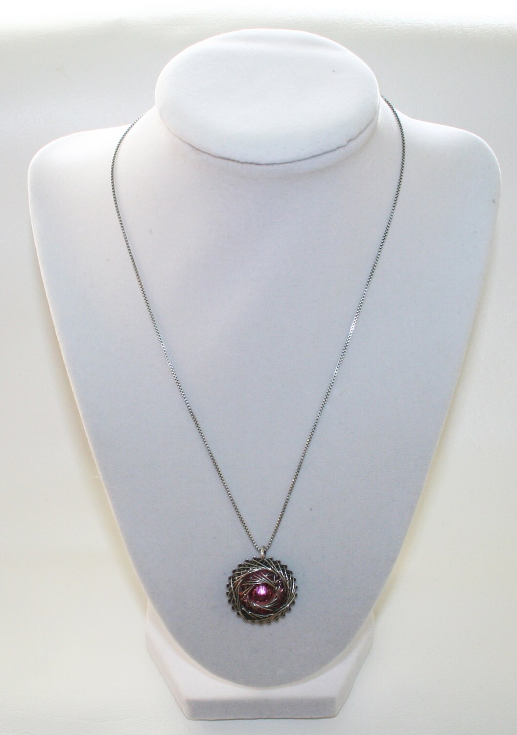 Handmade Sterling Silver Spiro (spiral) Wire Wrapped Necklace With 18 ...
