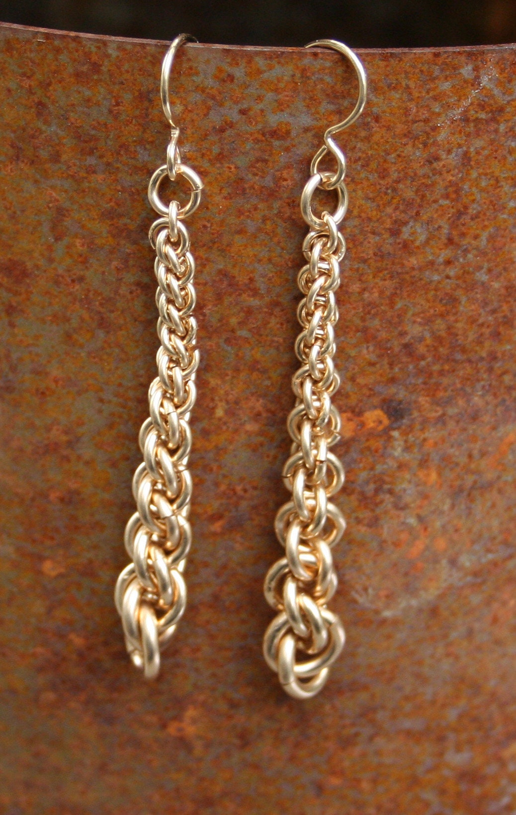 Handmade Gold Fill Jump Rings Chainmaille or Chain Maille Graduated ...