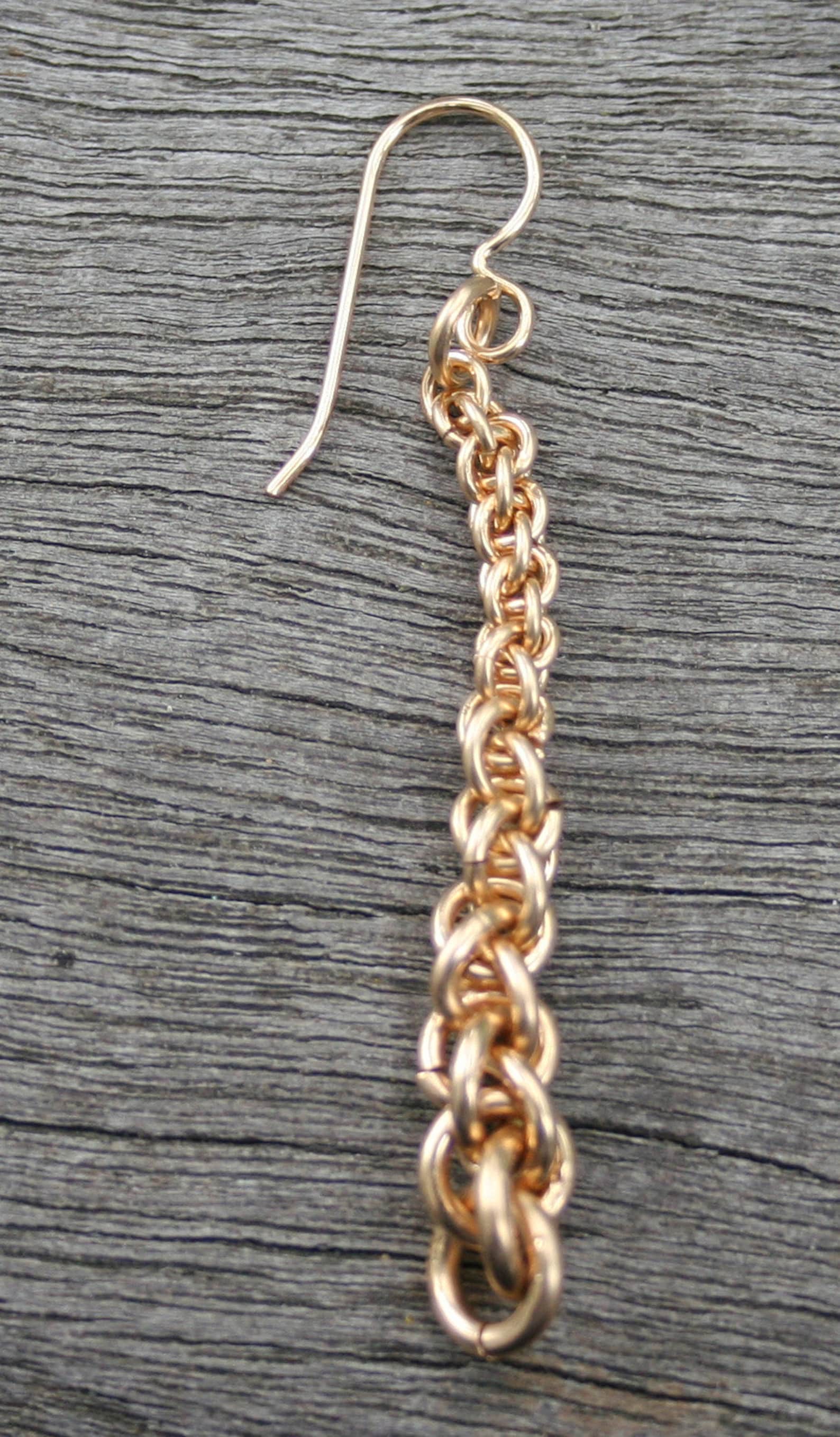 Handmade Gold Fill Jump Rings Chainmaille or Chain Maille Graduated ...