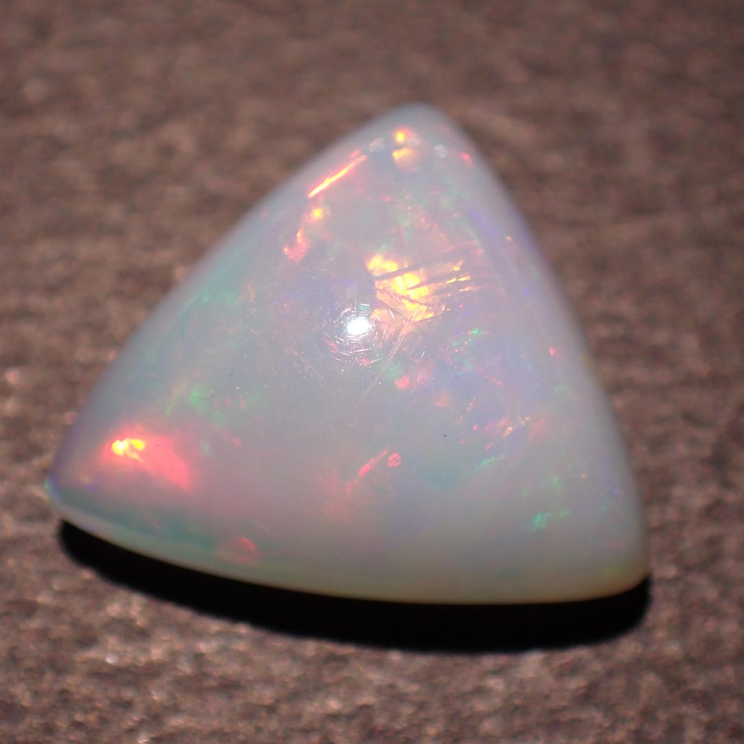 Opal (ethiopian) 12mm Triangular Cabochon Ref: EOP0053 - Etsy