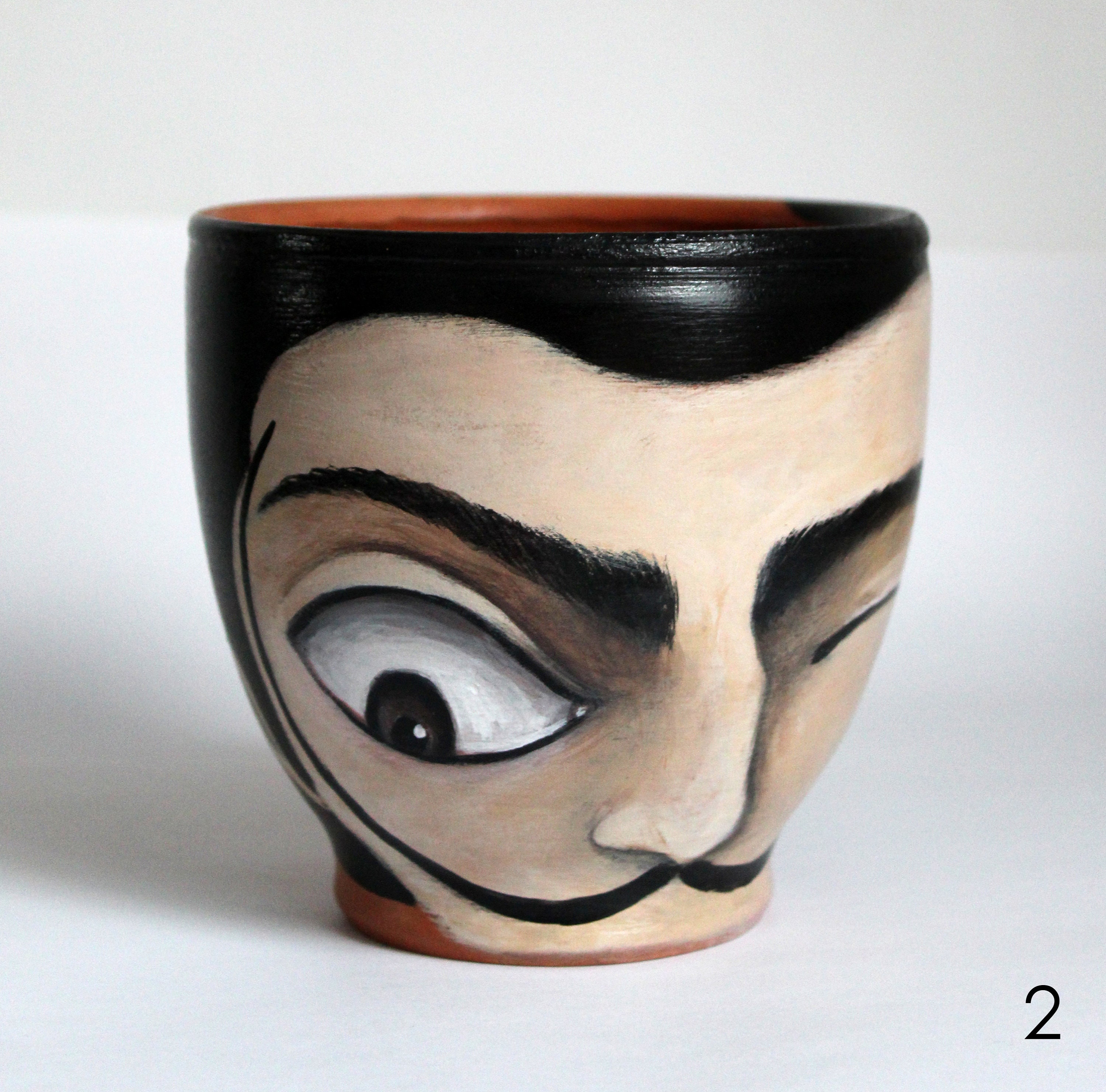 Hand Painted Terracotta Pot Faces of Art: Van Gogh, Dali, Picasso ...
