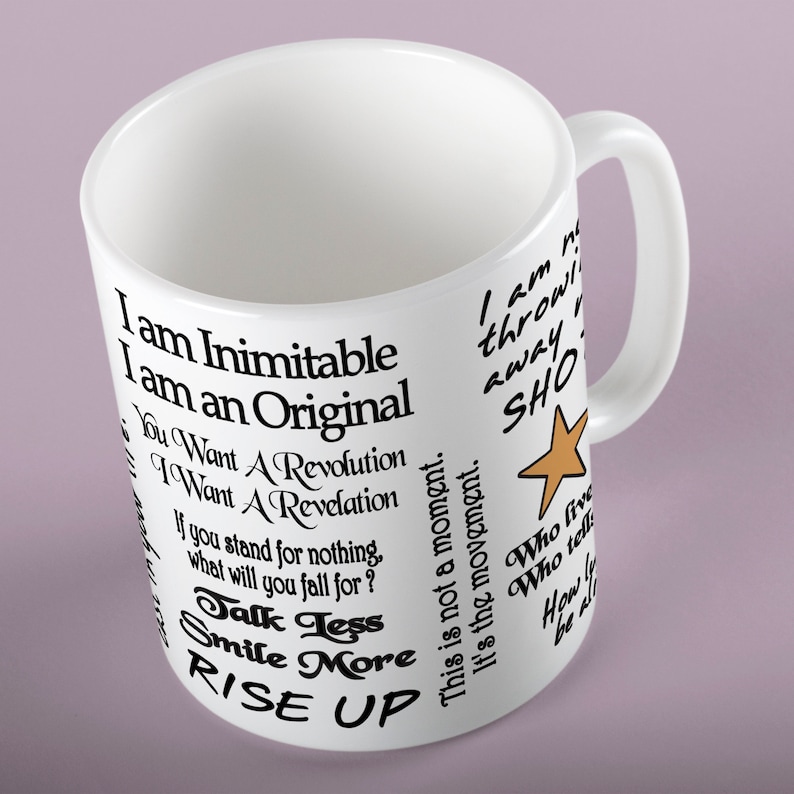 Hamilton the Musical Gift Mug Hamilton Quotes Hamilton Fan - Etsy UK