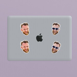 Personalised Custom Vinyl Face Stickers, Makes A Unique Personalised ...