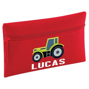 Personalised Tractor, Pencil Case, Multiple Colours . Tractor Gift ...
