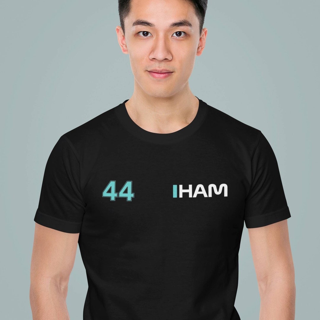 Lewis Hamilton 44 Tshirt Free Vinyl Sticker Ideal F1 Gift - Etsy UK