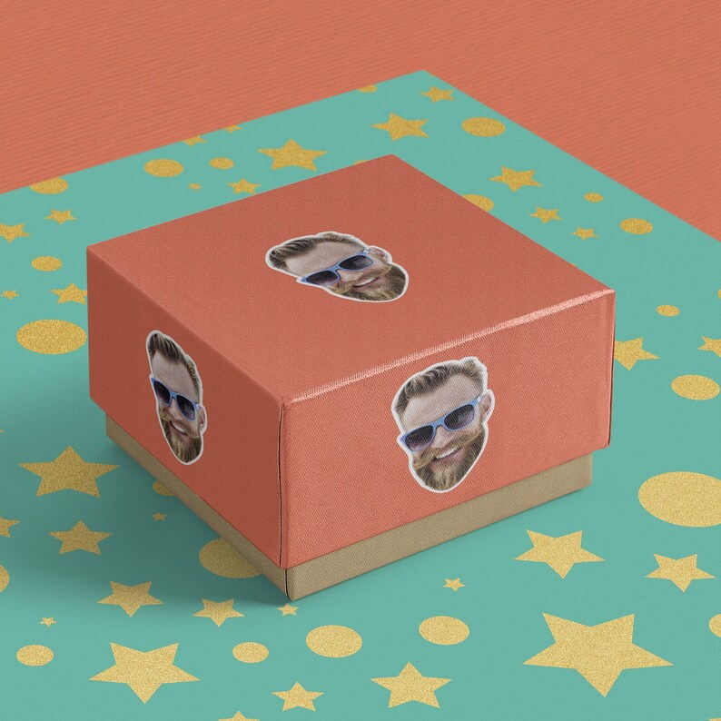 Personalised Custom Vinyl Face Stickers Makes A Unique - Etsy UK