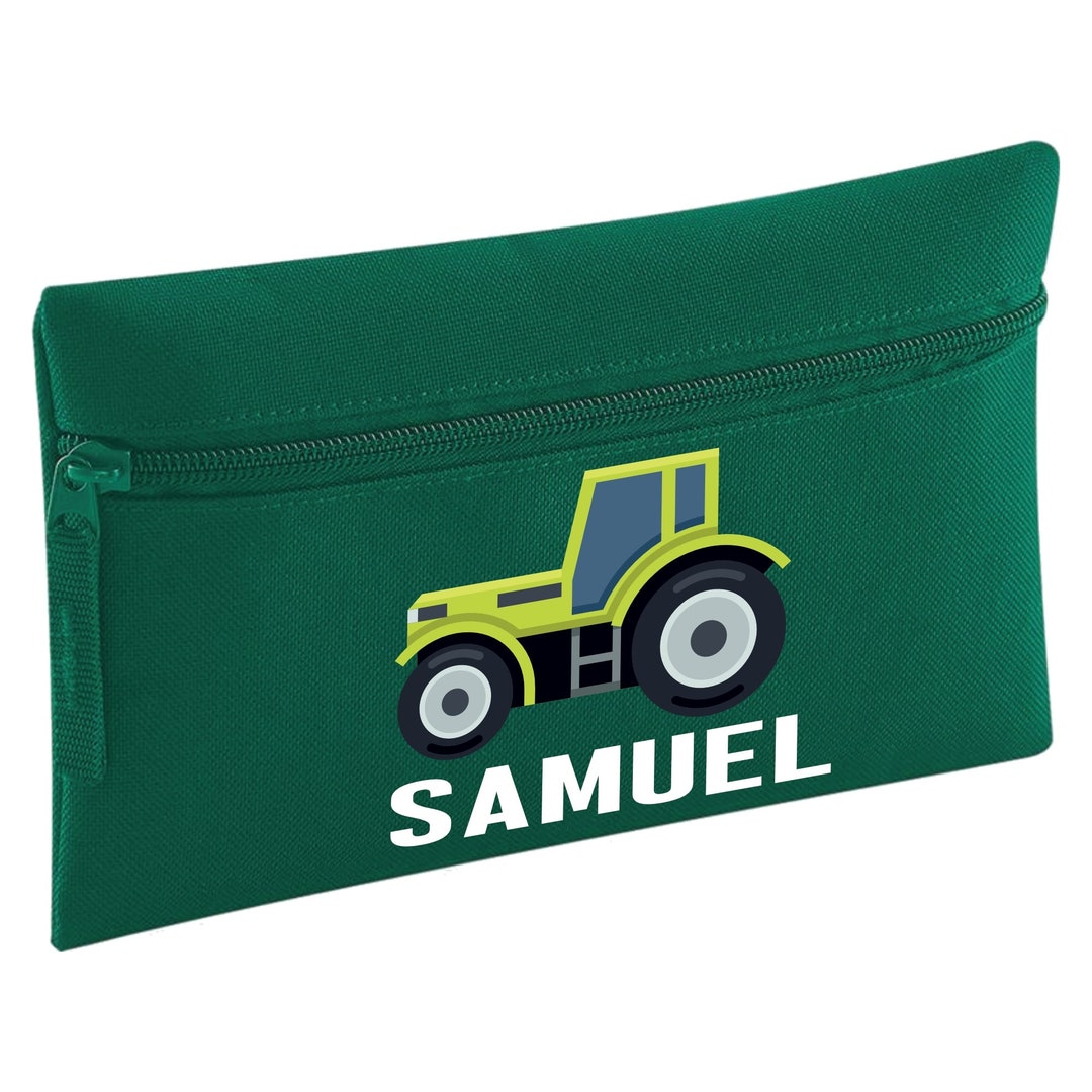 Personalised Tractor, Pencil Case, Multiple Colours . Tractor Gift ...