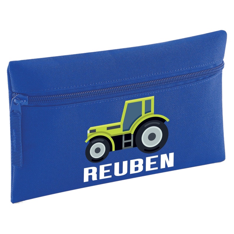 Personalised Tractor, Pencil Case, Multiple Colours . Tractor Gift ...