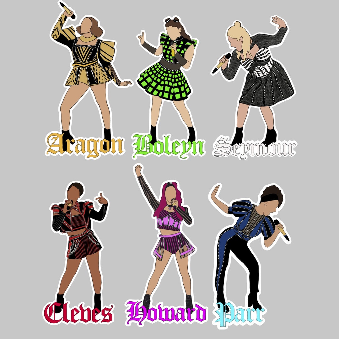 Six the Musical Vinyl Stickers. Great Gift for Any Fan of Six the ...