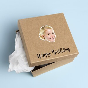 Personalised Custom Vinyl Face Stickers, Makes A Unique Personalised ...