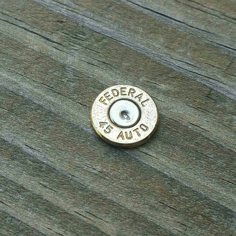 45 Auto Caliber Bullet End Slices Federal brass lot of | Etsy