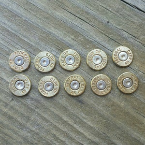 45 Auto Caliber Bullet End Slices Federal brass lot of | Etsy